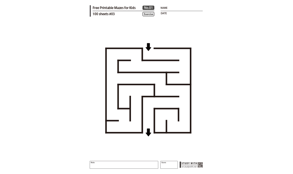 [Ultra-Hard] Free Printable Mazes for Kids 100 Sheets #02 | Free ...